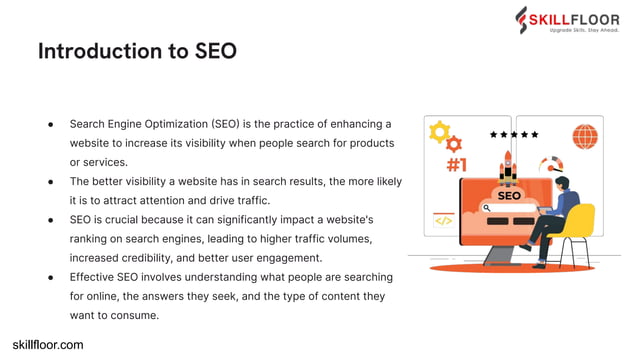 Understanding Search Engine Optimization- SKILLFLOOR | PDF