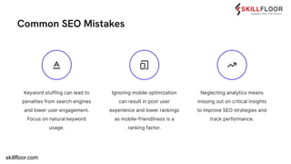 Understanding Search Engine Optimization- SKILLFLOOR | PDF