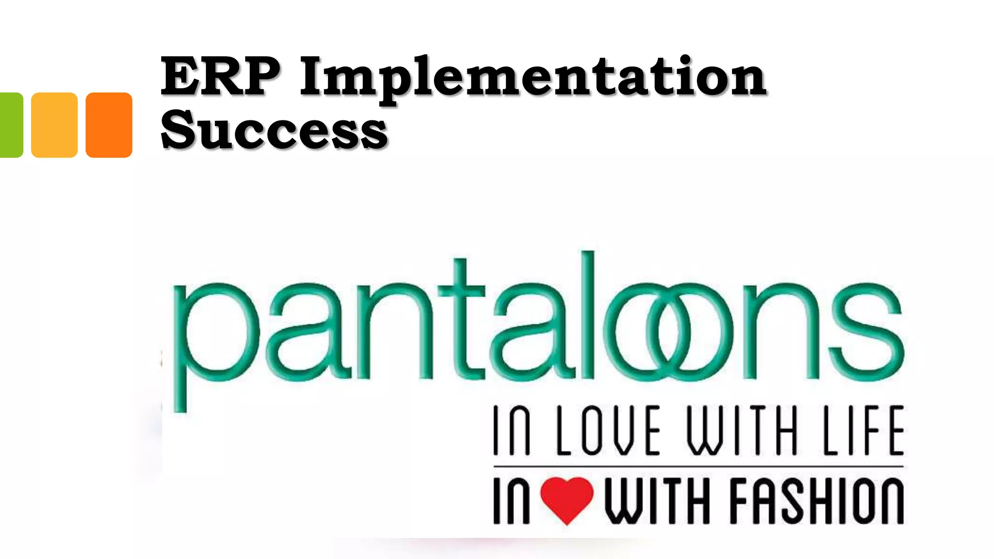 Success and Failure Examples of ERP Implementation | PPTX