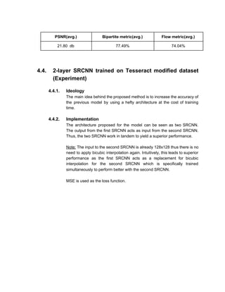 Super Resolution with OCR Optimization | PDF