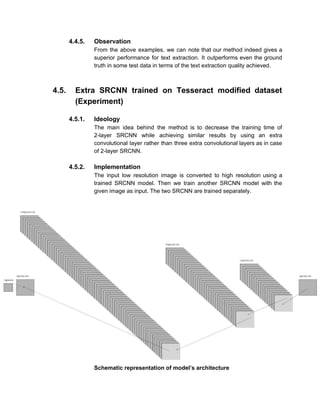 Super Resolution with OCR Optimization | PDF
