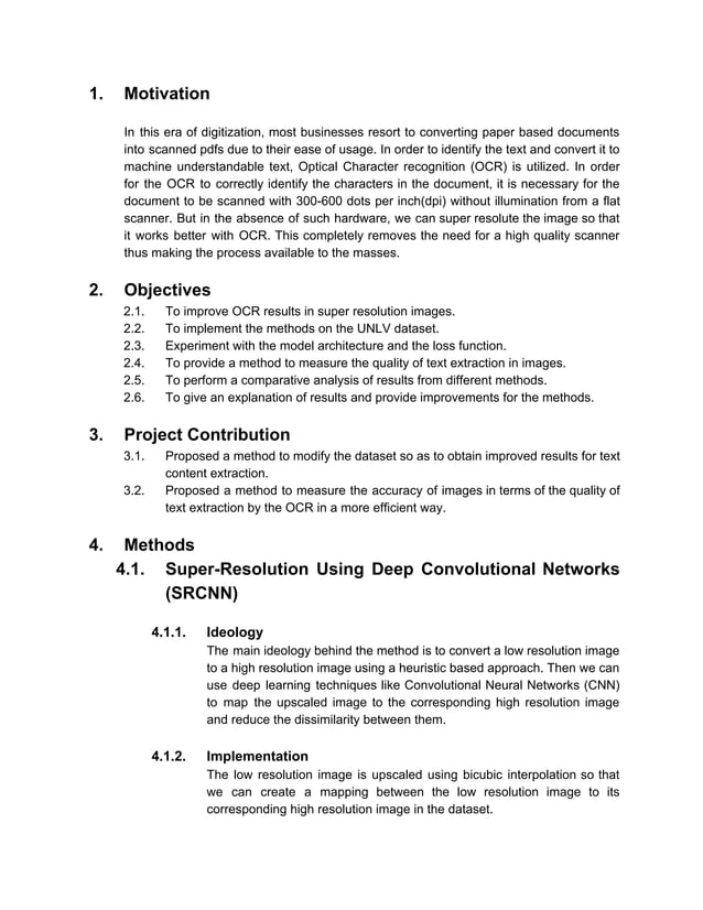 Super Resolution with OCR Optimization | PDF