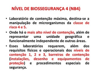 Niveis de biossegurança 1 2 3 4 | PDF