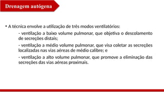 Aula de nivelamento de recursos e técnicas de fisioterapia em higiene ...