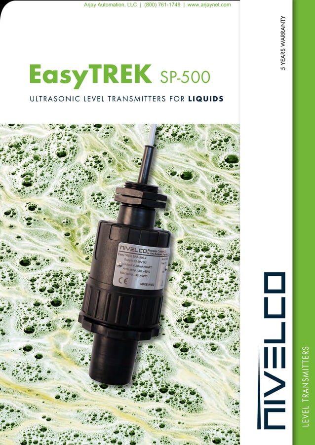 NIVELCO EasyTREK SP-500 Ultrasonic Level Transmitters for Liquids | PDF