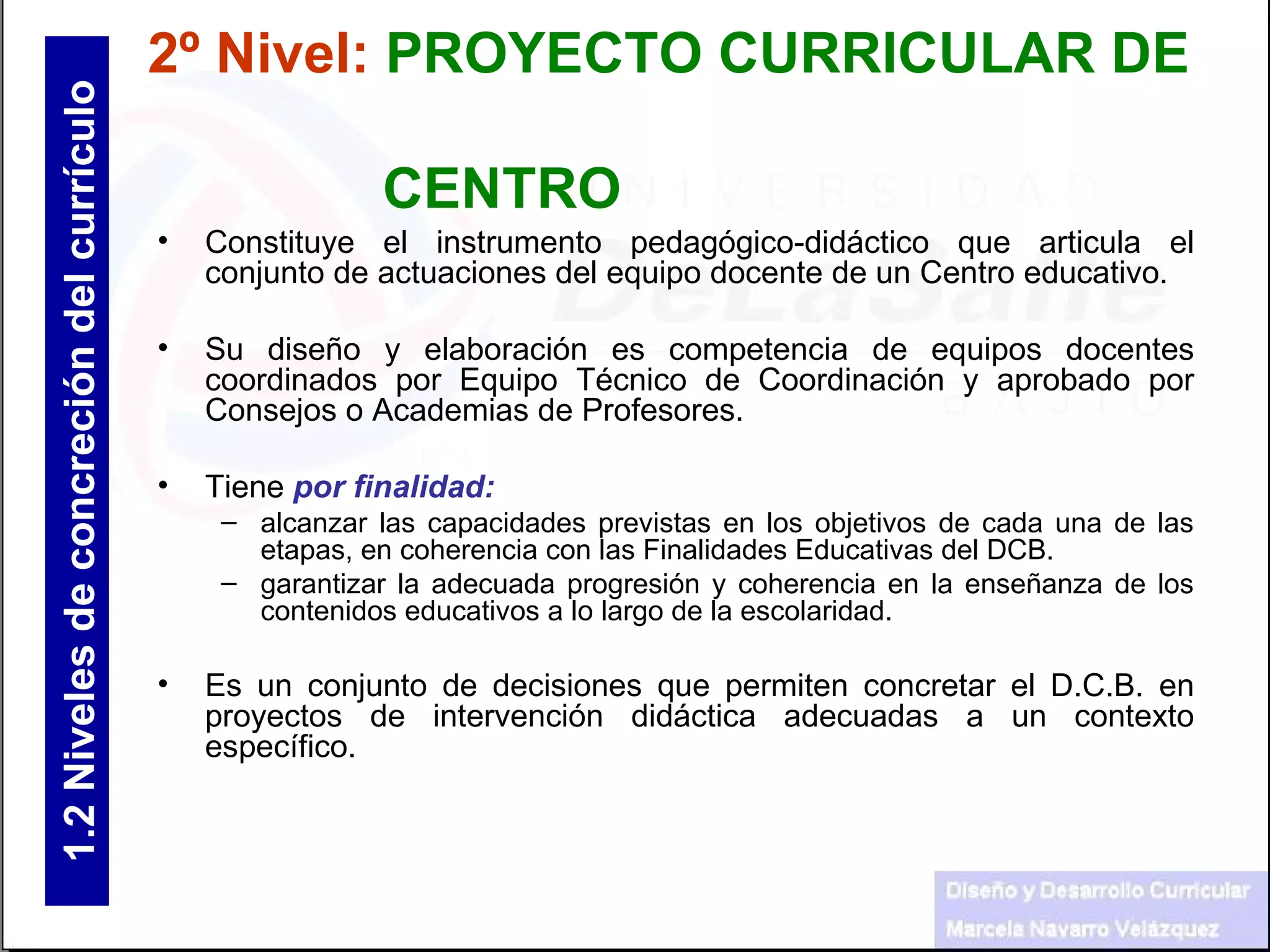 Niveles De ConcrecióN | PPT