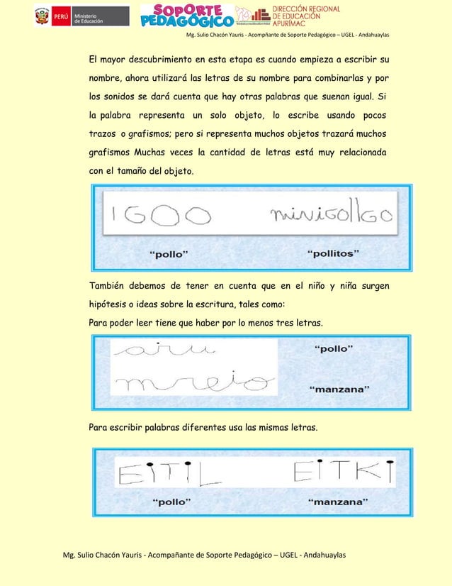 Niveles De Escritura De Emilia Ferreiro Pdf