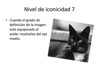 Niveles de iconicidad | PPTX