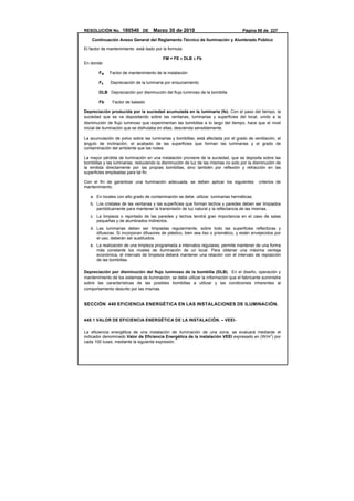 Niveles de iluminancia retie | PDF