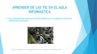 NIVELES DE USO DE LAS TIC | PPTX