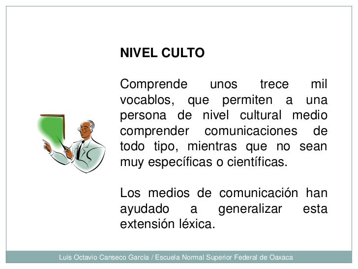Ejemplos De Lenguaje Culto - abstractor