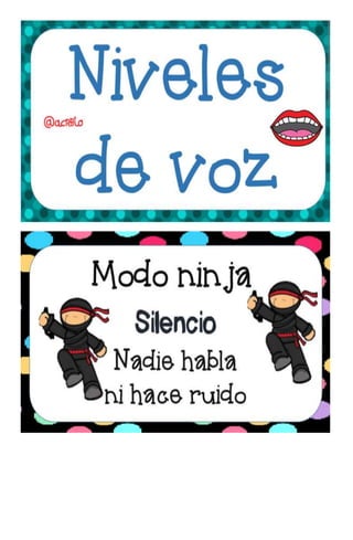 Niveles de voz | DOCX