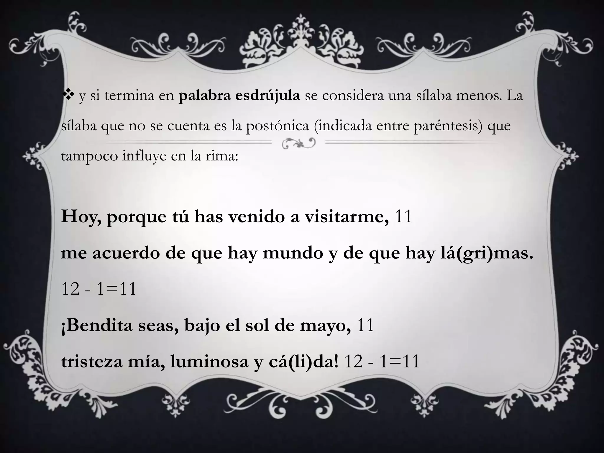 Nivel fónico fonológico, métrica, rima, ritmo, licencias poéticas y ...