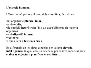 Nivells d'organització del cos humà | ODP