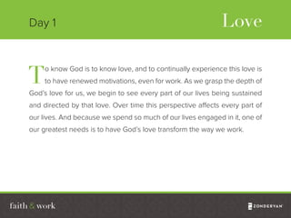 Find Purpose and Passion in Your Daily Work - 7-day Reading Plan | PDF ...