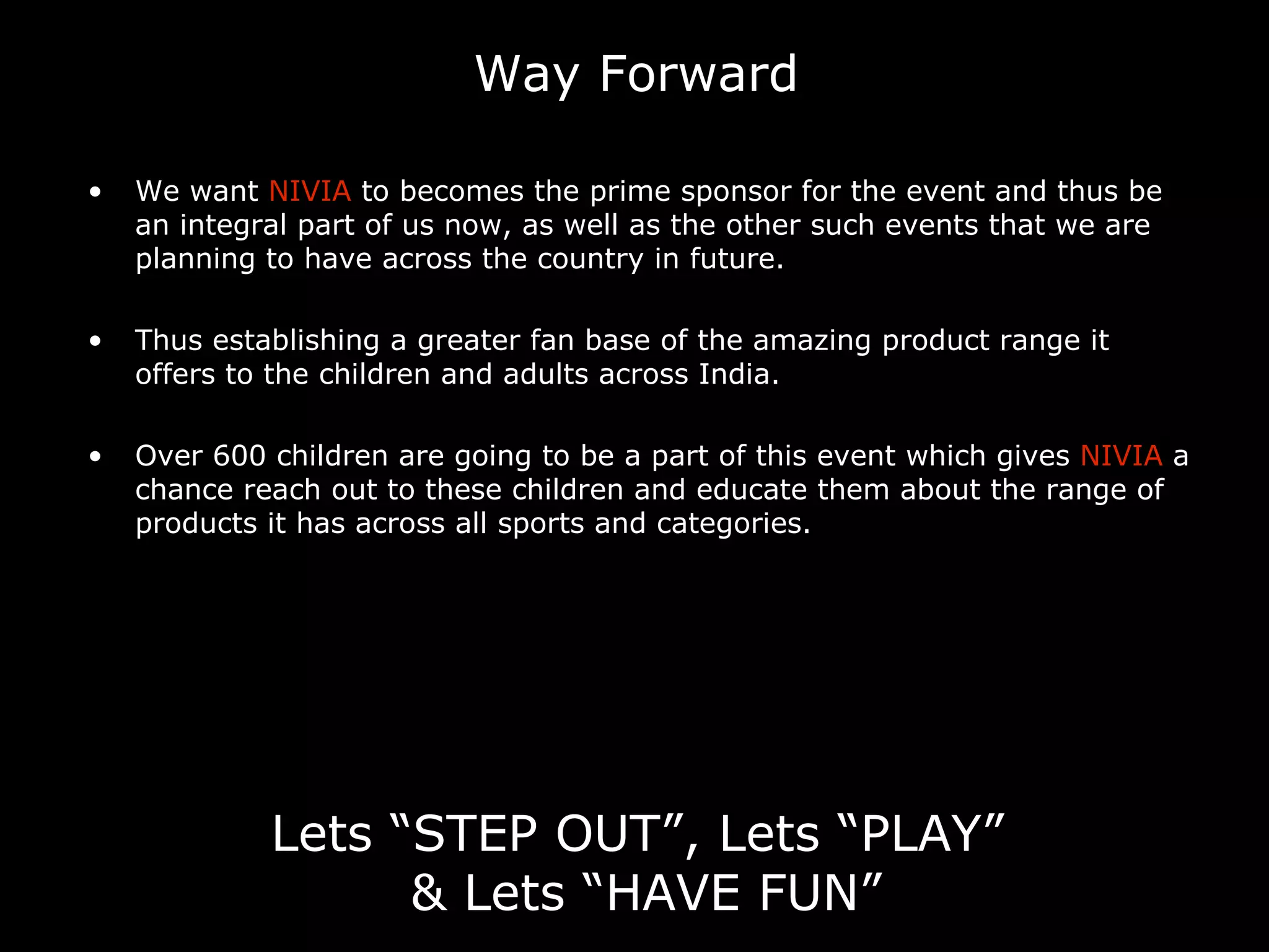 Nivia - FUBBALLER PPT | PPT