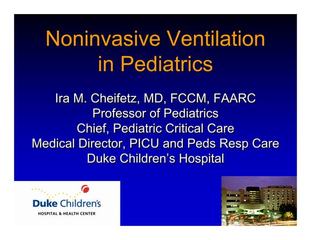 NIPV for Peds | PDF | Parenting Babies and Toddlers | Parenting