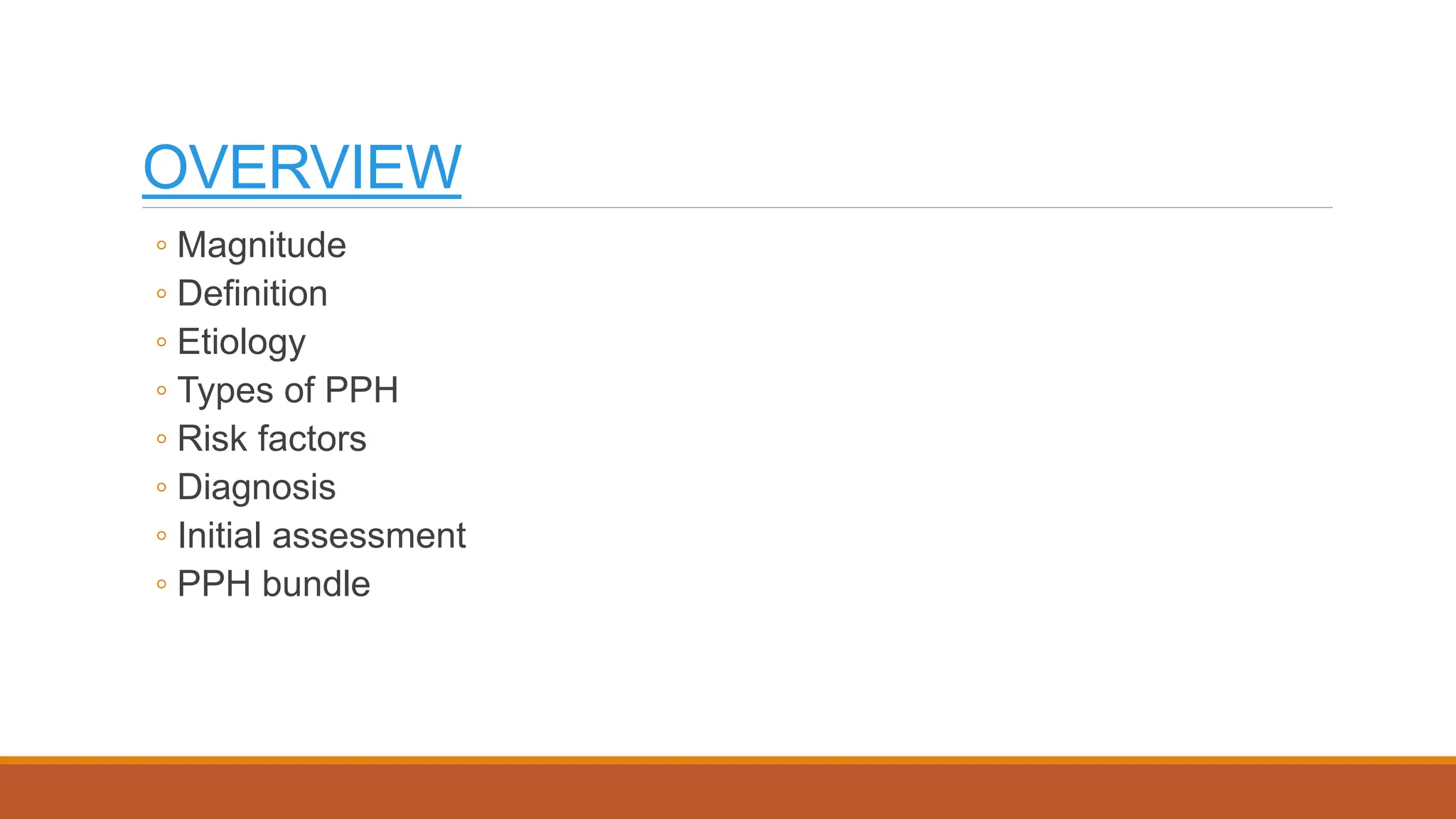 NIVI Postpartum hemorrhage powerpoint pptx | PPTX