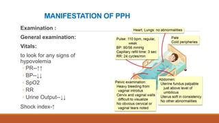NIVI Postpartum hemorrhage powerpoint pptx | PPTX