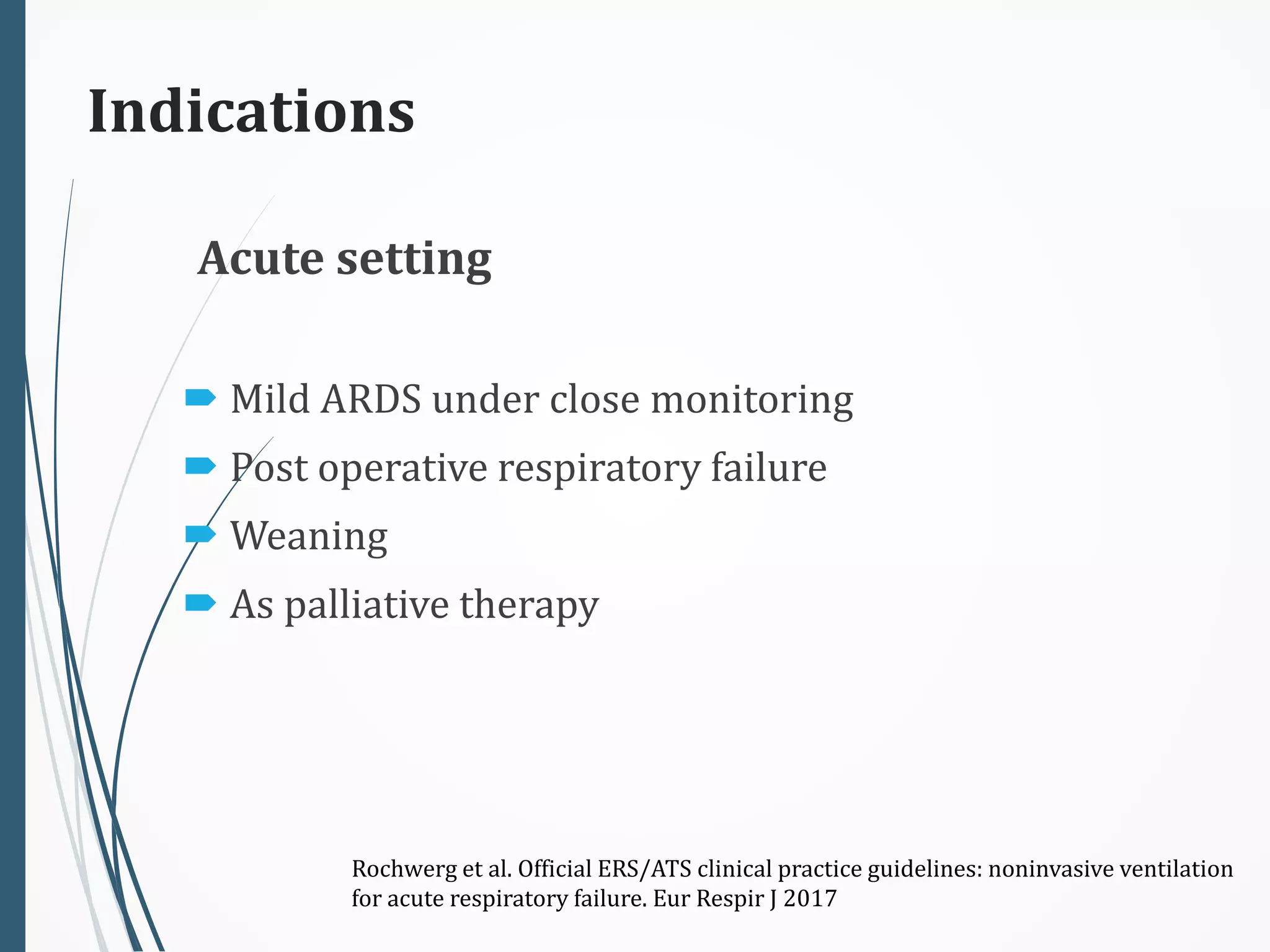 Niv(non invasive ventilation) aiims ppt | PPTX
