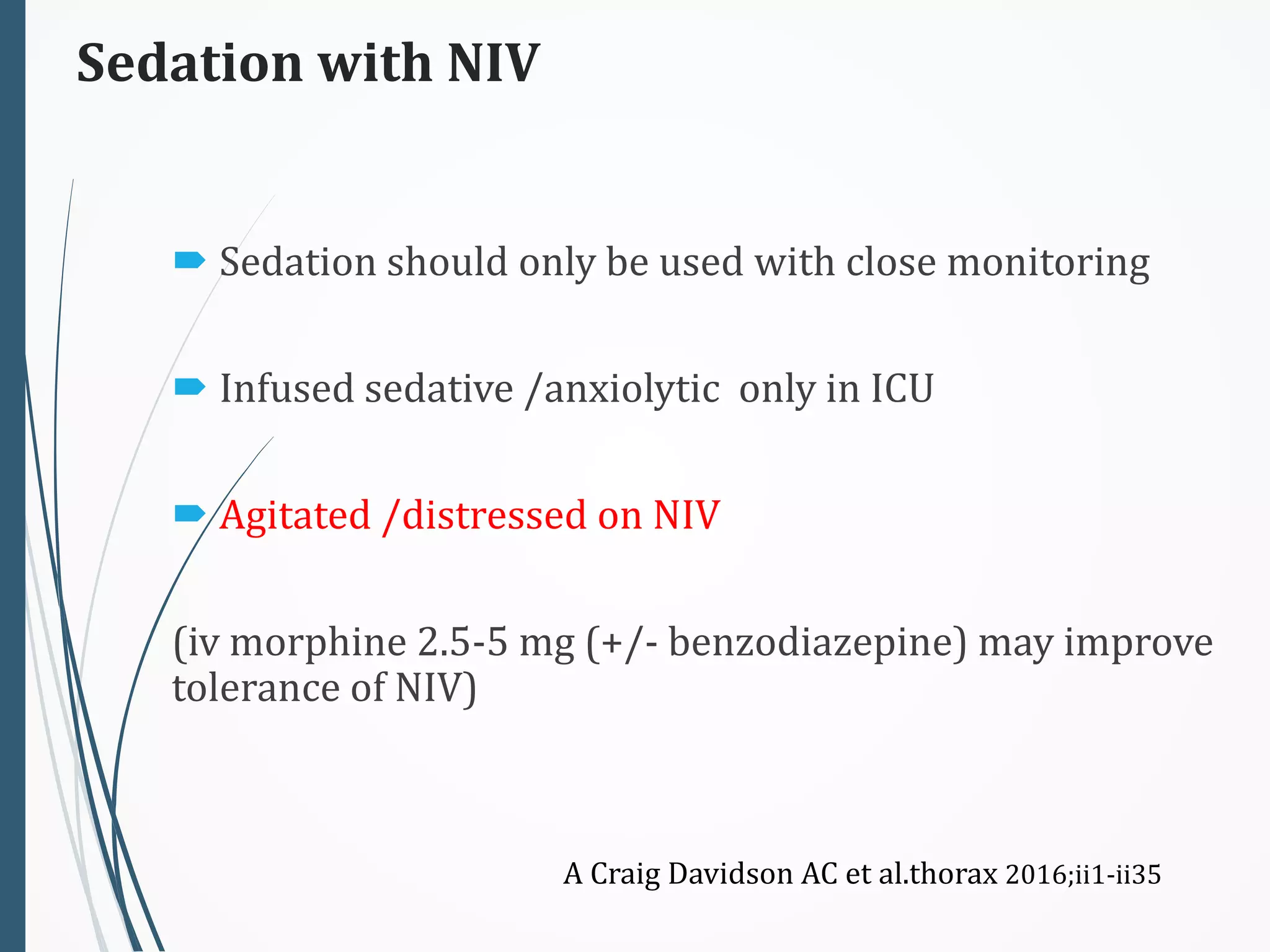 Niv(non invasive ventilation) aiims ppt | PPTX