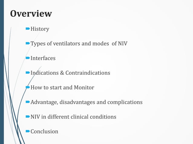 Niv(non invasive ventilation) aiims ppt | PPTX