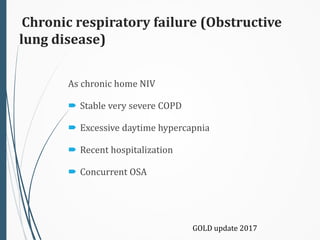 Niv(non invasive ventilation) aiims ppt | PPTX