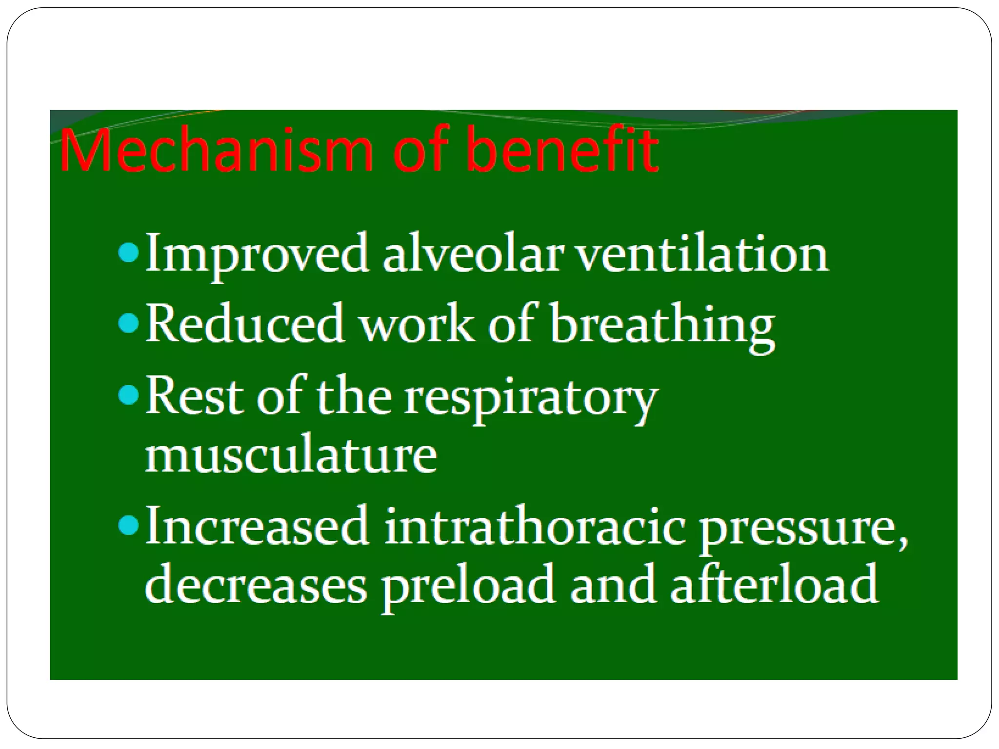 NIV(NON INVASIVE VENTILATION) | PPT