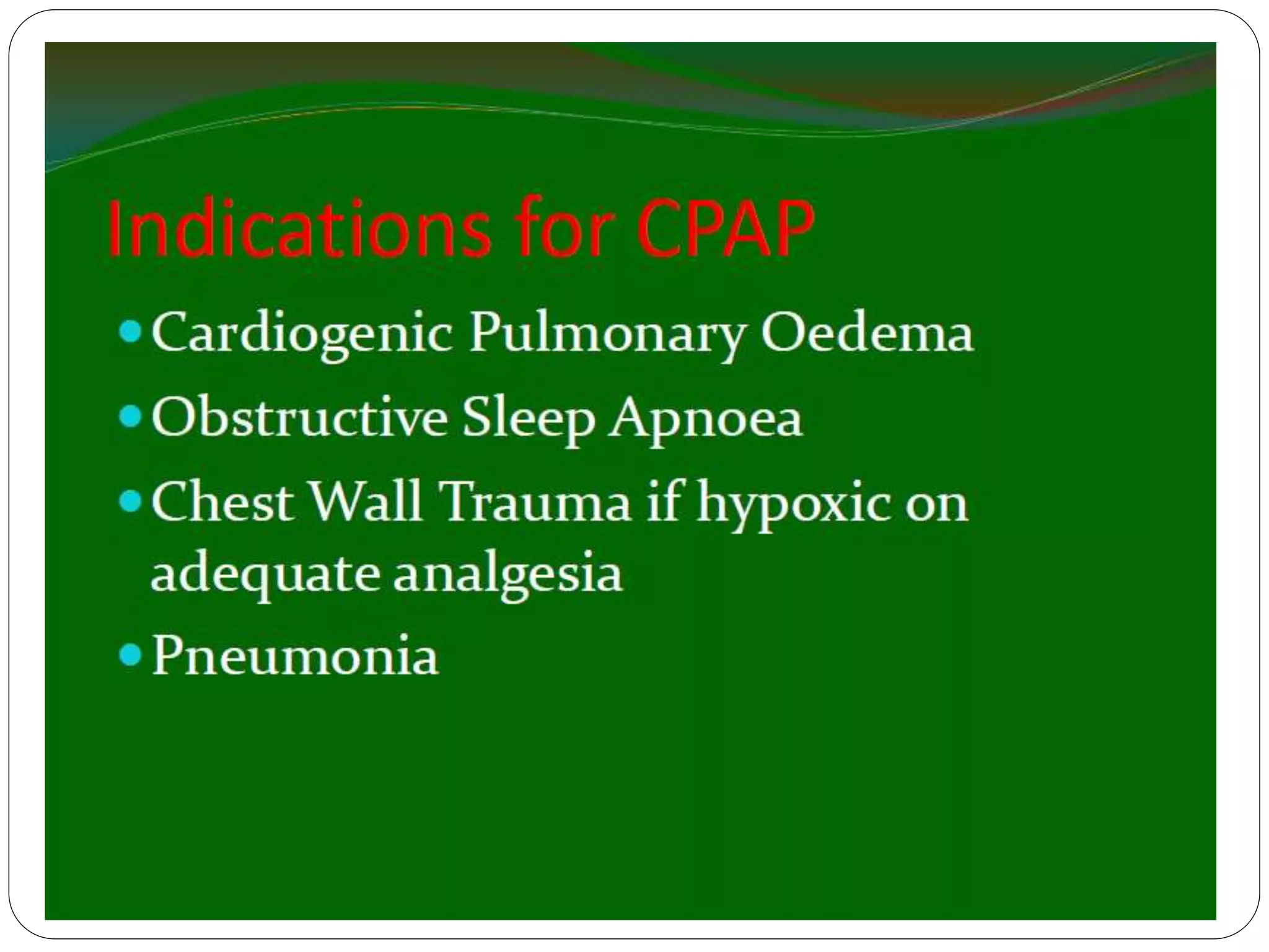 NIV(NON INVASIVE VENTILATION) | PPT