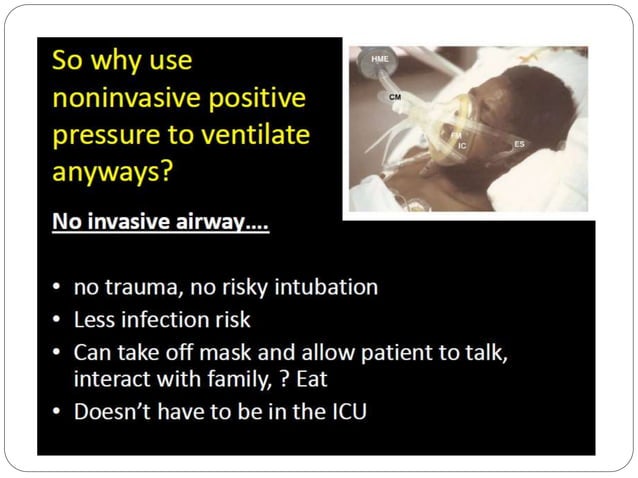 NIV(NON INVASIVE VENTILATION) | PPT | Free Download