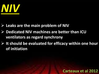 NIV in Acute Respiratory Failure | PPTX
