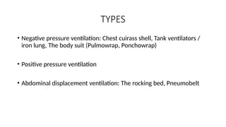 Non invasive ventilation power point presentation | PPTX