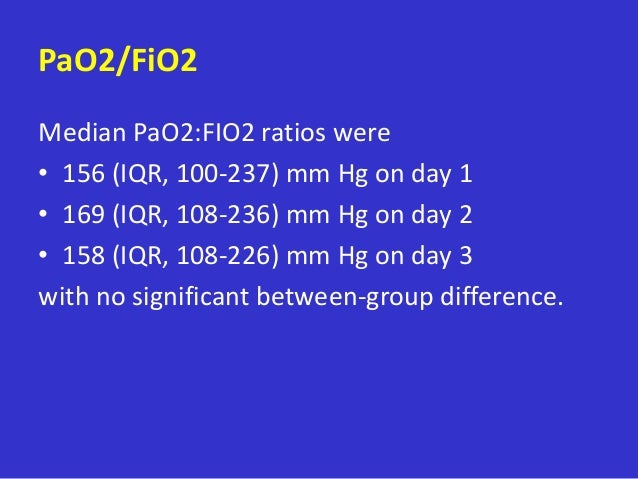 Niv vs high flow oxygen