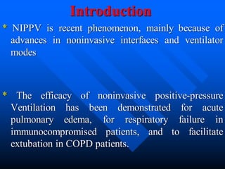 NIV Weaning | PDF