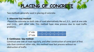 ppt on pwd cement concrete road pavement | PPTX