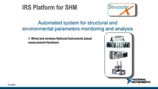 Structural Health Monitoring platform presentation at NI week 2016 | PPT