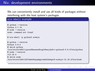 nix-processmgmt: An experimental Nix-based process manager-agnostic framework | PPT