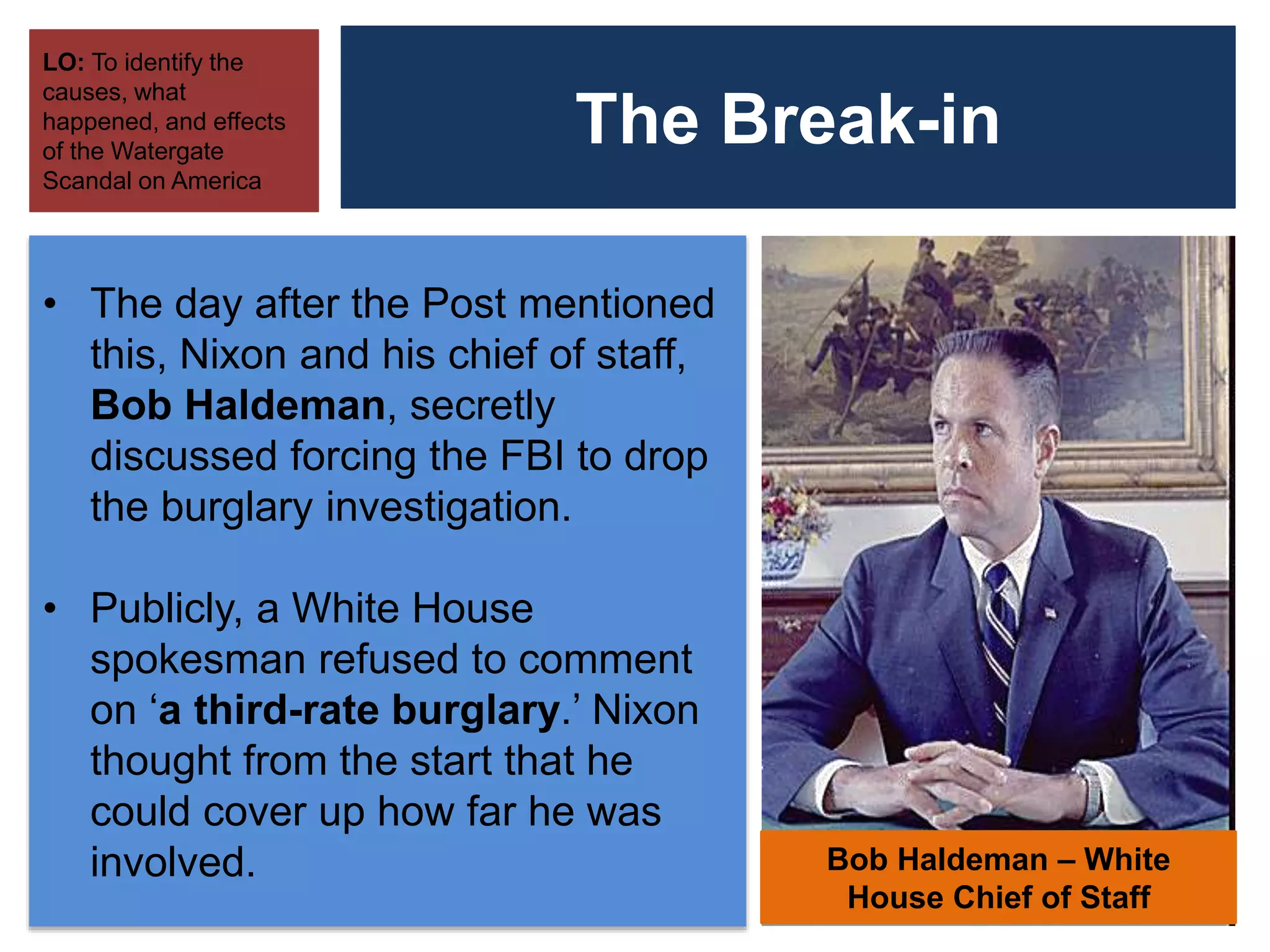 Nixon and the watergate scandal | PPTX