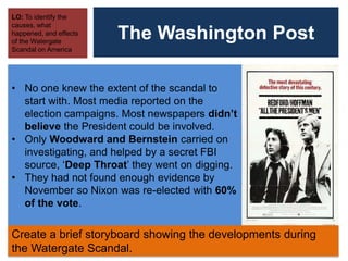 Nixon and the watergate scandal | PPTX