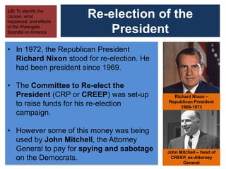 1969 Watergate Scandal