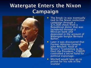 Nixon and watergate | KEY