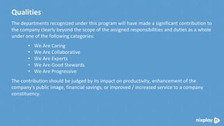 Nixplay Qtr Recognition Program | PPT