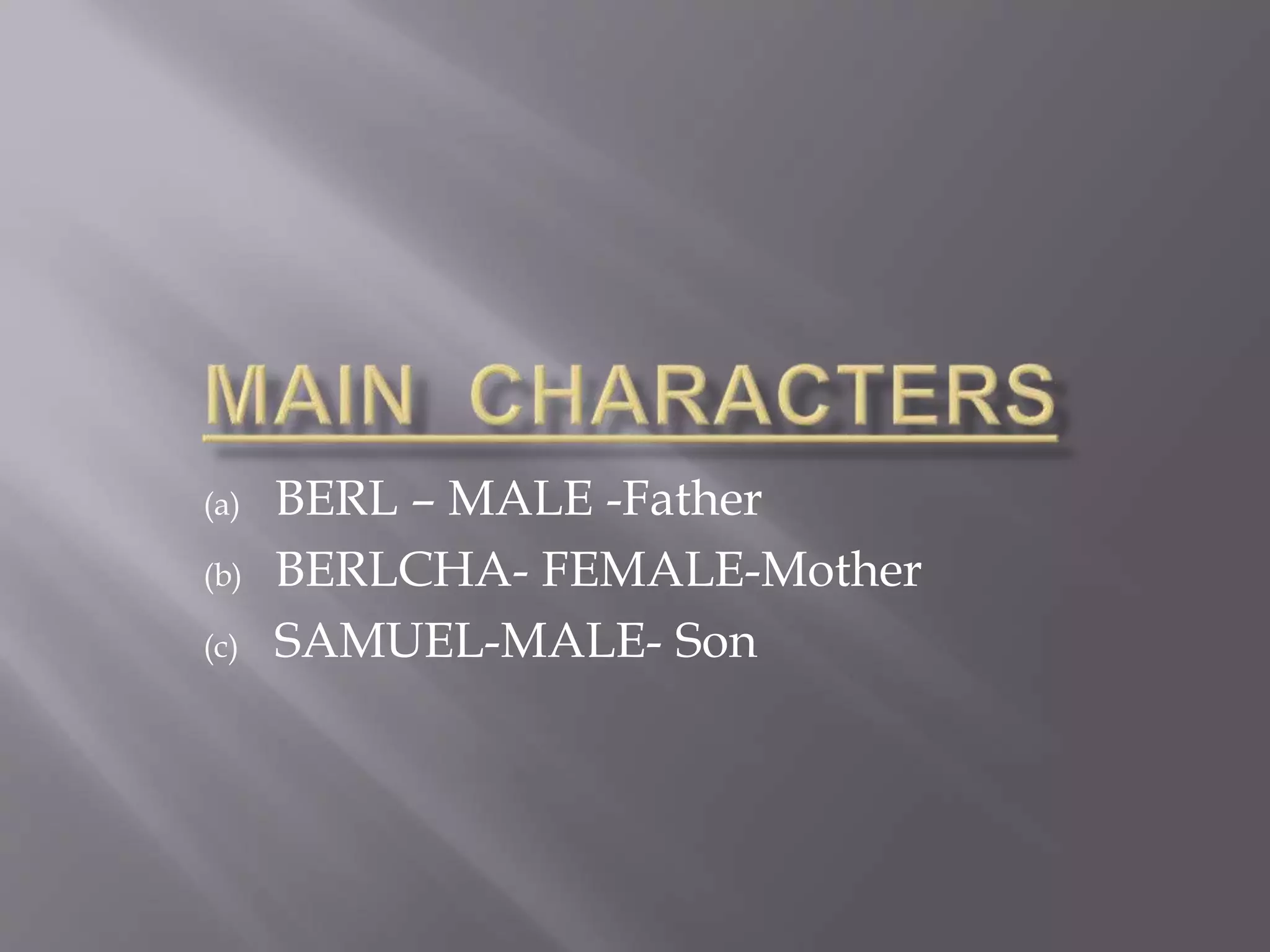 powerpoint presentation on a story 'son from america" | PPTX