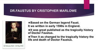 renaissance element in Dr. Faustus | PPTX