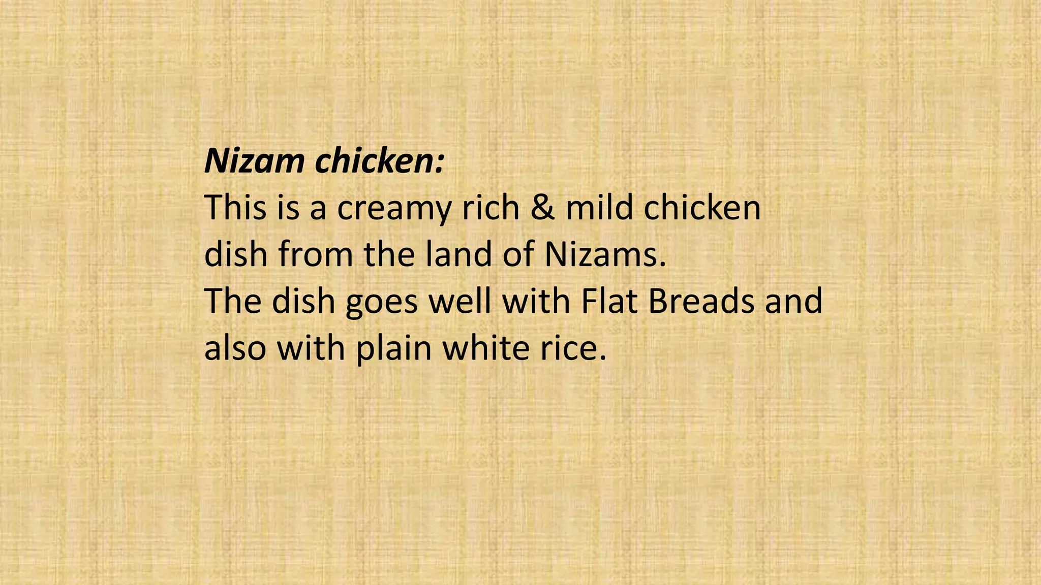 Nizam chicken biryani station - easy chicken gravy recipe | PPT