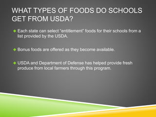 National School Lunch Program Presentation | PPTX