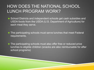 National School Lunch Program Presentation | PPTX