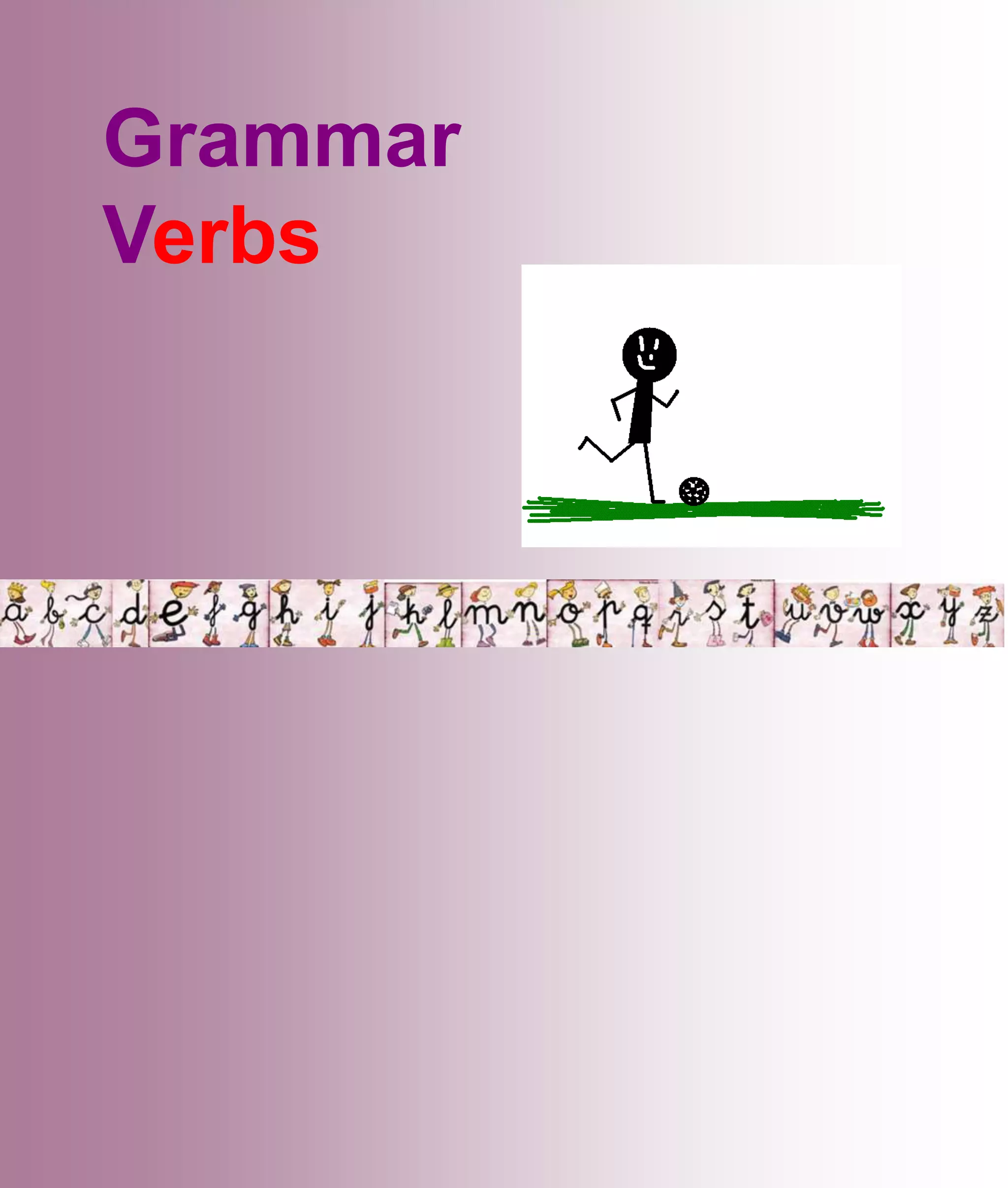Grammar 8 verbs lazy jack | PDF