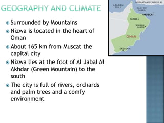 Nizwa - Great Place to Visit | PPTX