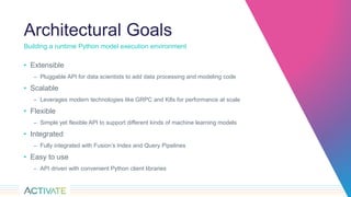 Productionizing Python ML Models Using Fusion 5 | PPT